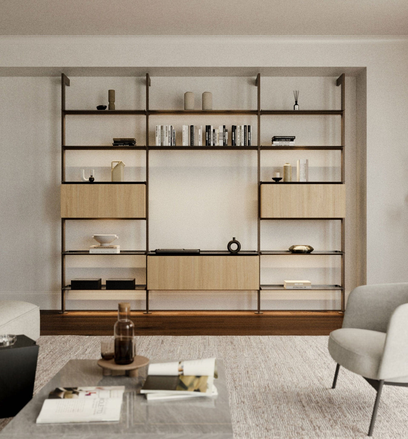 Librerie a Parete e Sospese | Damiano Latini